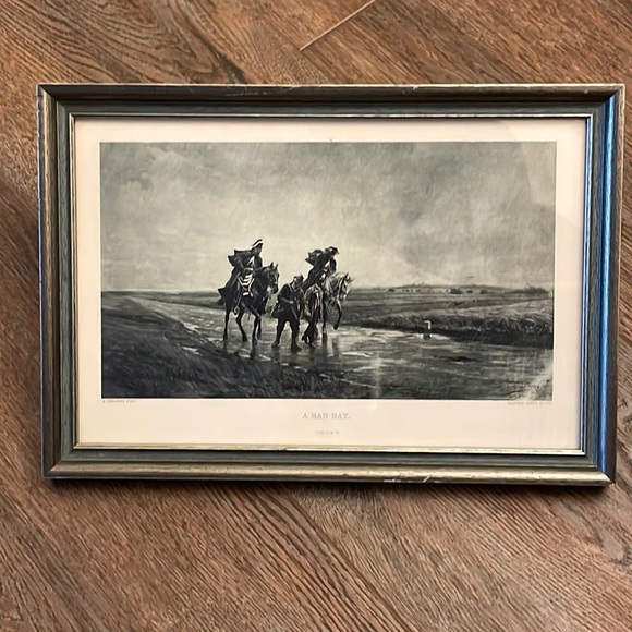 Gebbie & Co. | Wall Decor | Gebbie Co Antique Art Print Of A Bad Day By ...